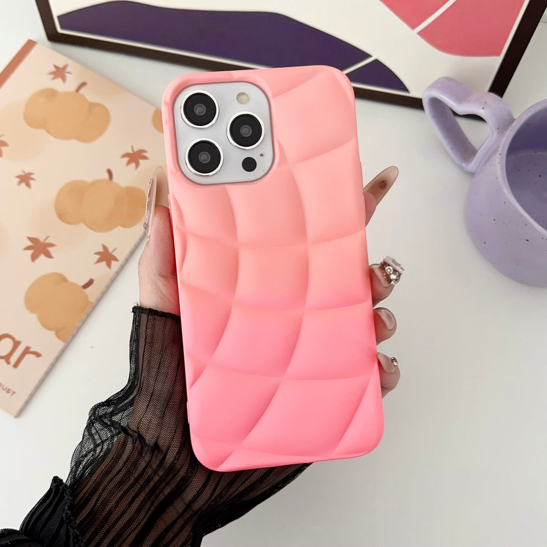 LuxuryKase LK144 Spherical Gradient Colour Hemisphere Shape case For i